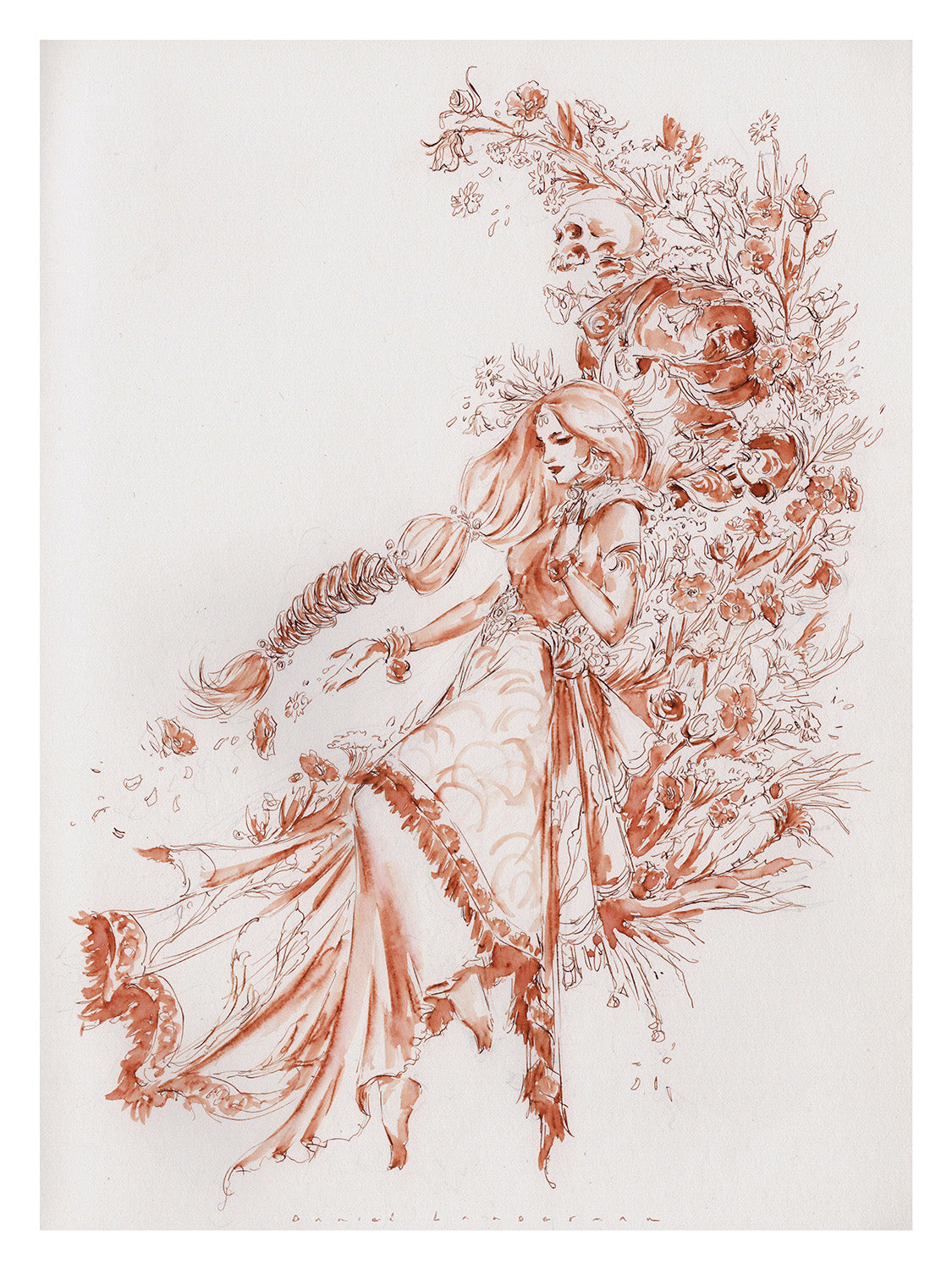 Guardian Demon, He Loves Me poster 12”x16” – Daniel Landerman